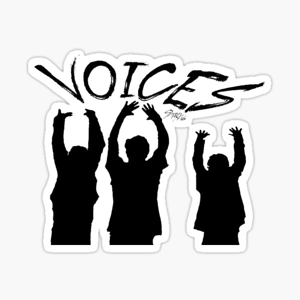 "vOICES Stickerr" Sticker for Sale by Happisprout | Redbubble