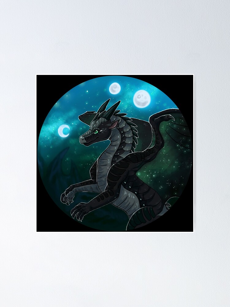 "Wings of Fire - Moonwatcher" Poster for Sale by Biohazardia | Redbubble