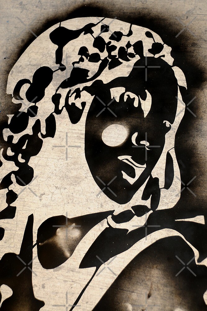 "Woman stencil" by MaluC | Redbubble