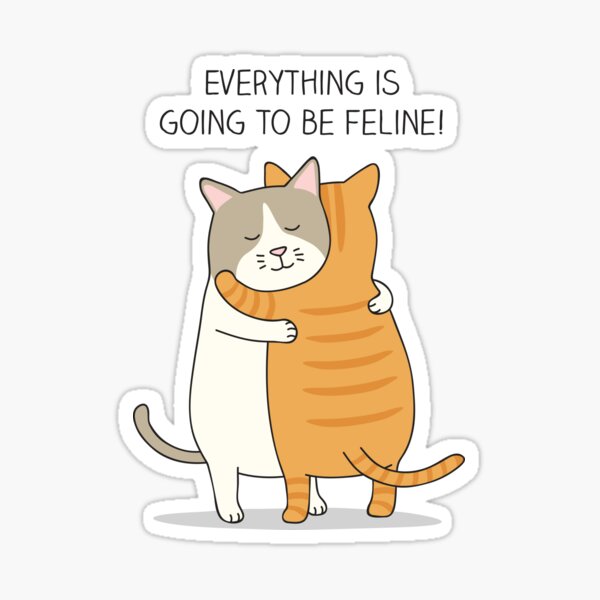 "Hugs!" Sticker by Milkyprint | Redbubble