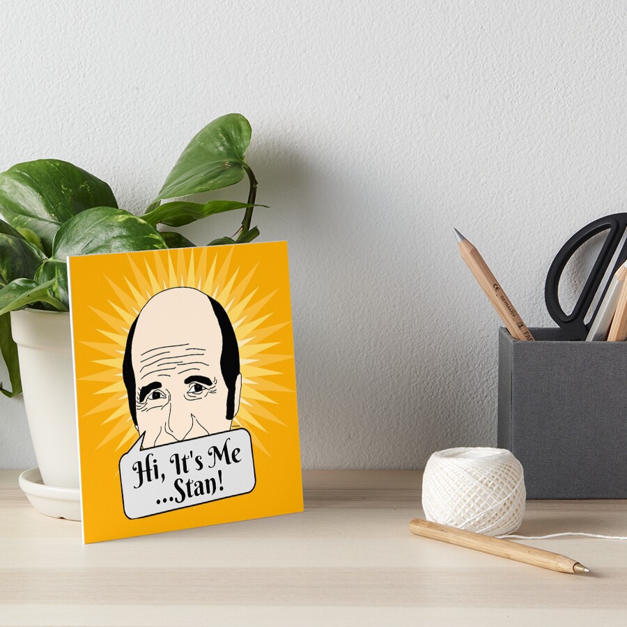 "Stan Zbornak Golden Girls Yutz" Art Board Print by EverydayDesign ...