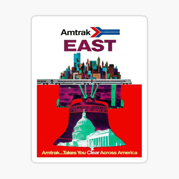 Amtrak Stickers | Redbubble