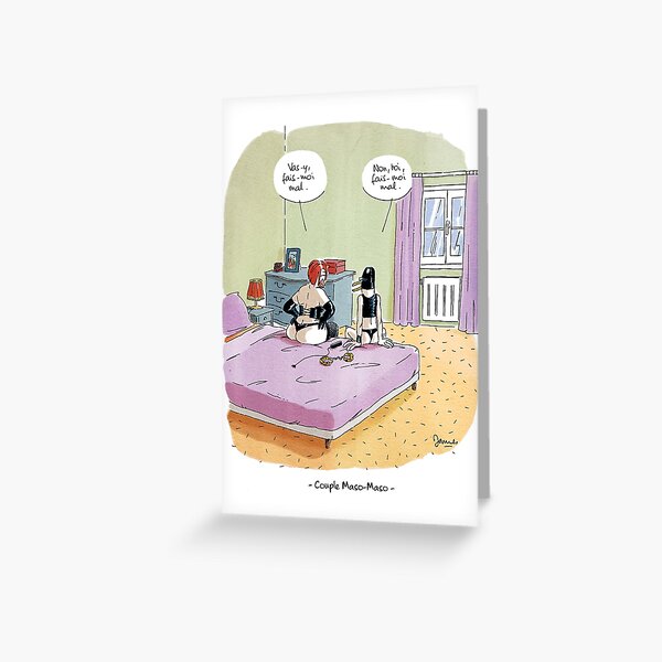 "Maso-maso couple" Greeting Card by james-van-otto | Redbubble