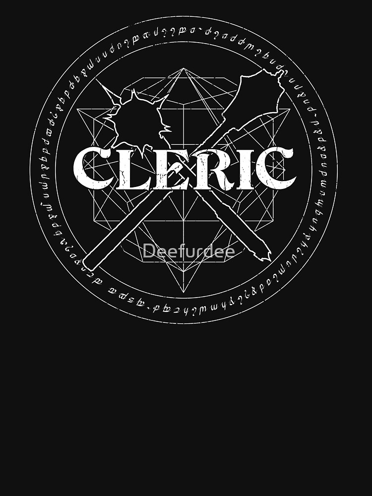 "Cleric" Essential T-Shirt for Sale by Deefurdee | Redbubble