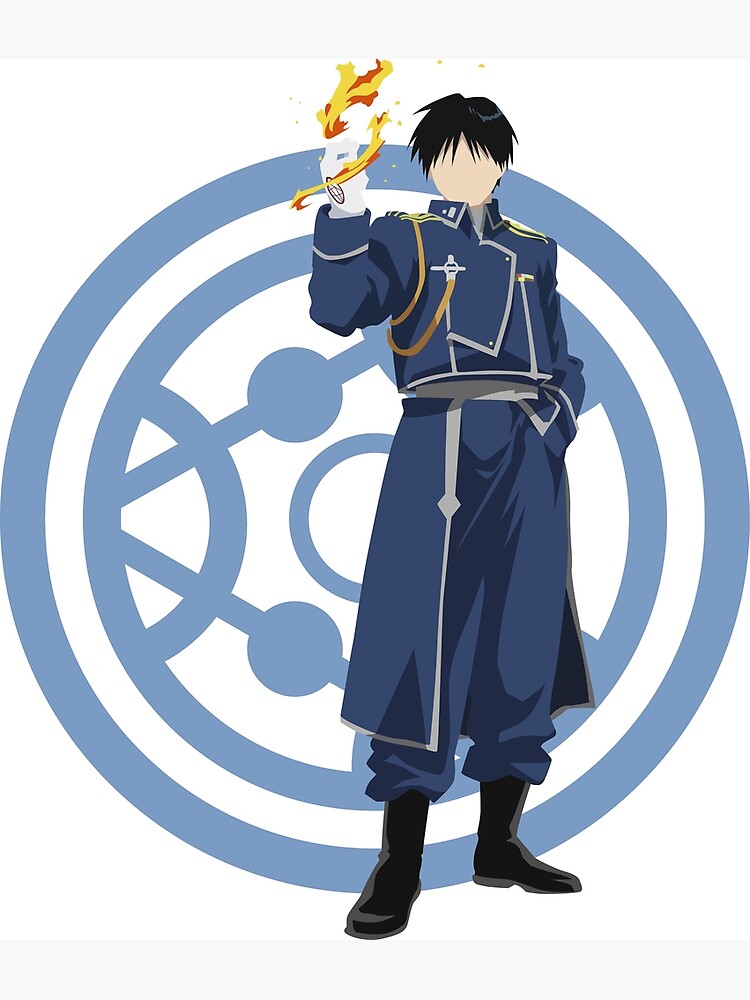 "Colonel Roy Mustang - Fullmetal Alchemist Vector Art" Poster by ...