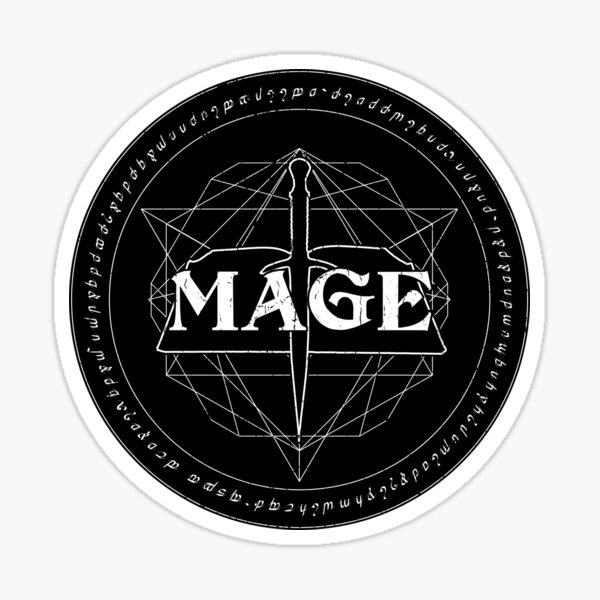 "Mage" Sticker for Sale by Deefurdee | Redbubble