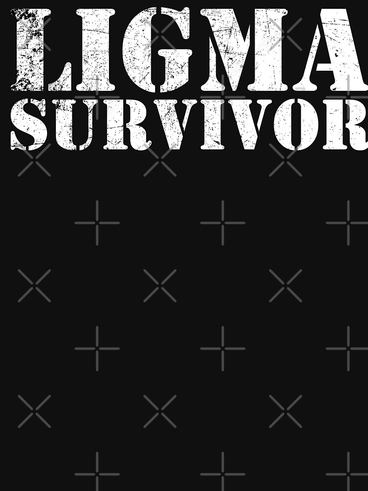 "Ligma Survivor Shirt Funny Gaming Meme Apparel" T-shirt for Sale by ...