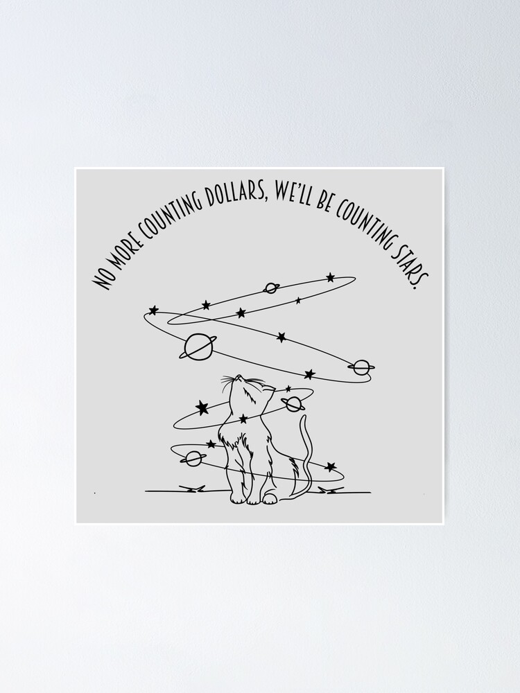 "counting stars" Poster by doremifah | Redbubble