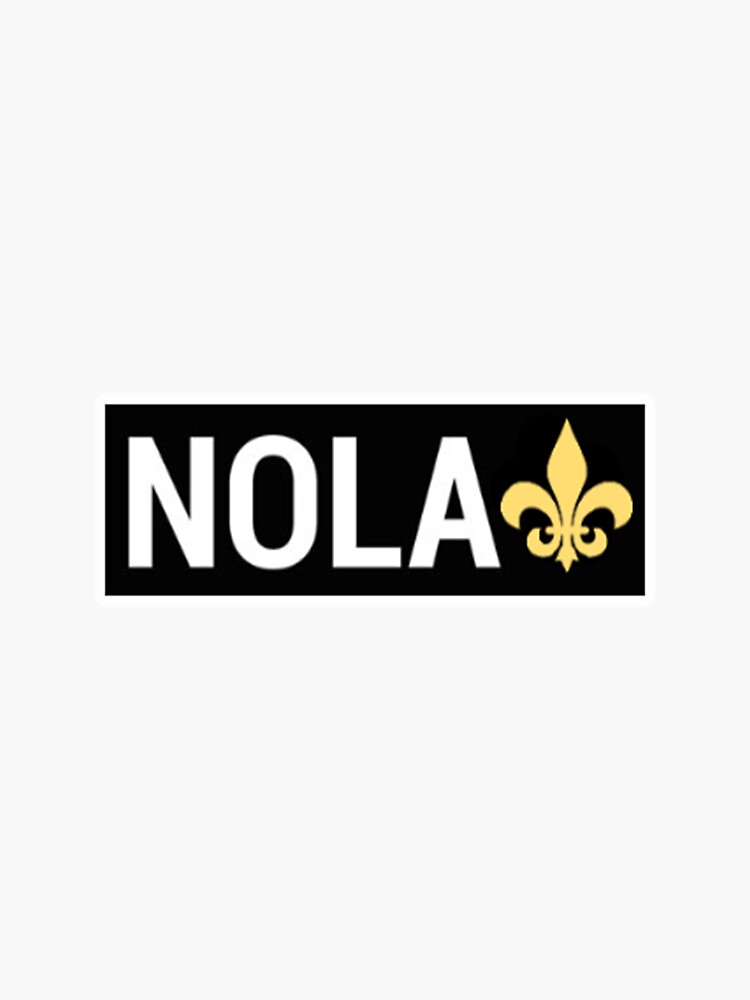 "NOLA" Sticker for Sale by chrissygarvey | Redbubble