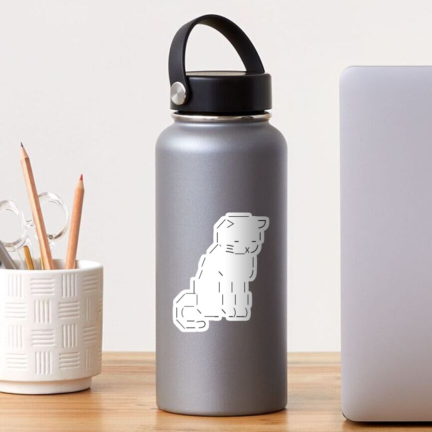 "ASCII kitten" Sticker for Sale by mothernatural | Redbubble