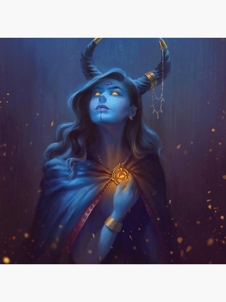 "Dämonin" Acrylblock von allexmih | Redbubble