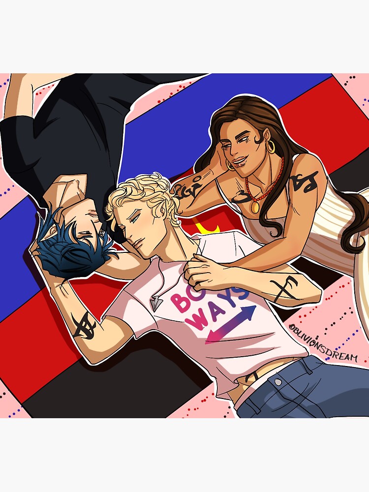 "Kierarktina-Polyamorous Flag" Sticker by Oblivionsdream | Redbubble