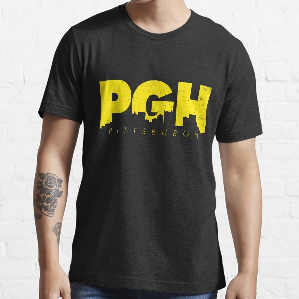 "PGH Pittsburgh Skyline" T-shirt for Sale by tylercb54 | Redbubble ...