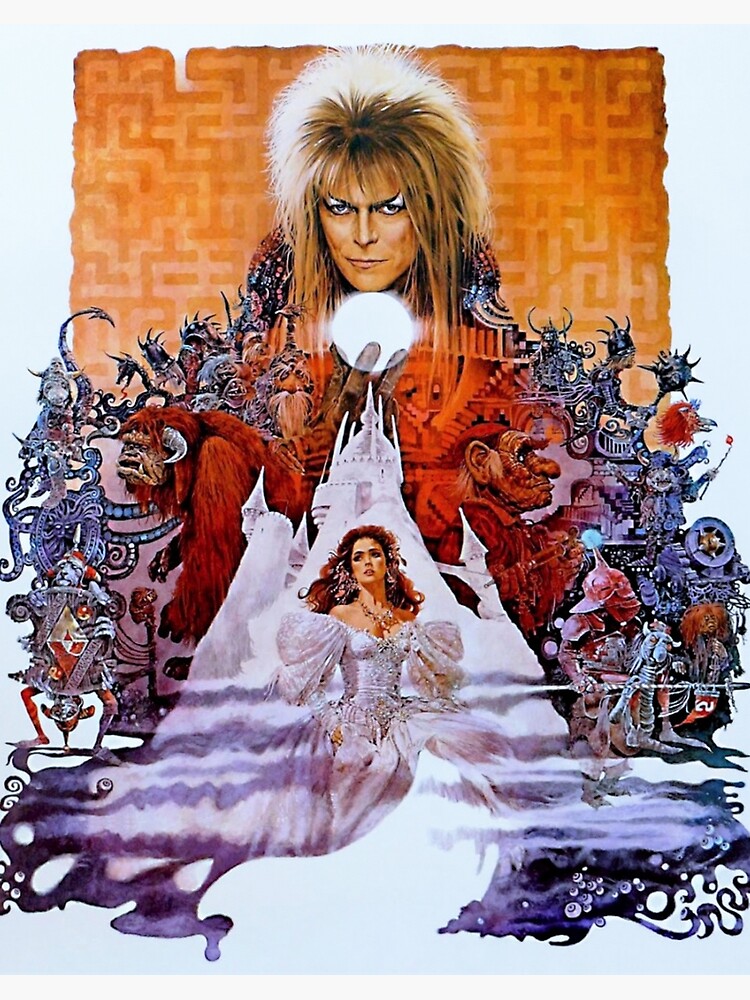 Labyrinth 1986 Poster Labyrinth Movie Poster Fleece Throw Blanket