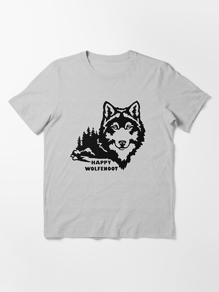 "HAPPY WOLFENOOT" T-shirt for Sale by MistyFigs | Redbubble | wolfnoot ...