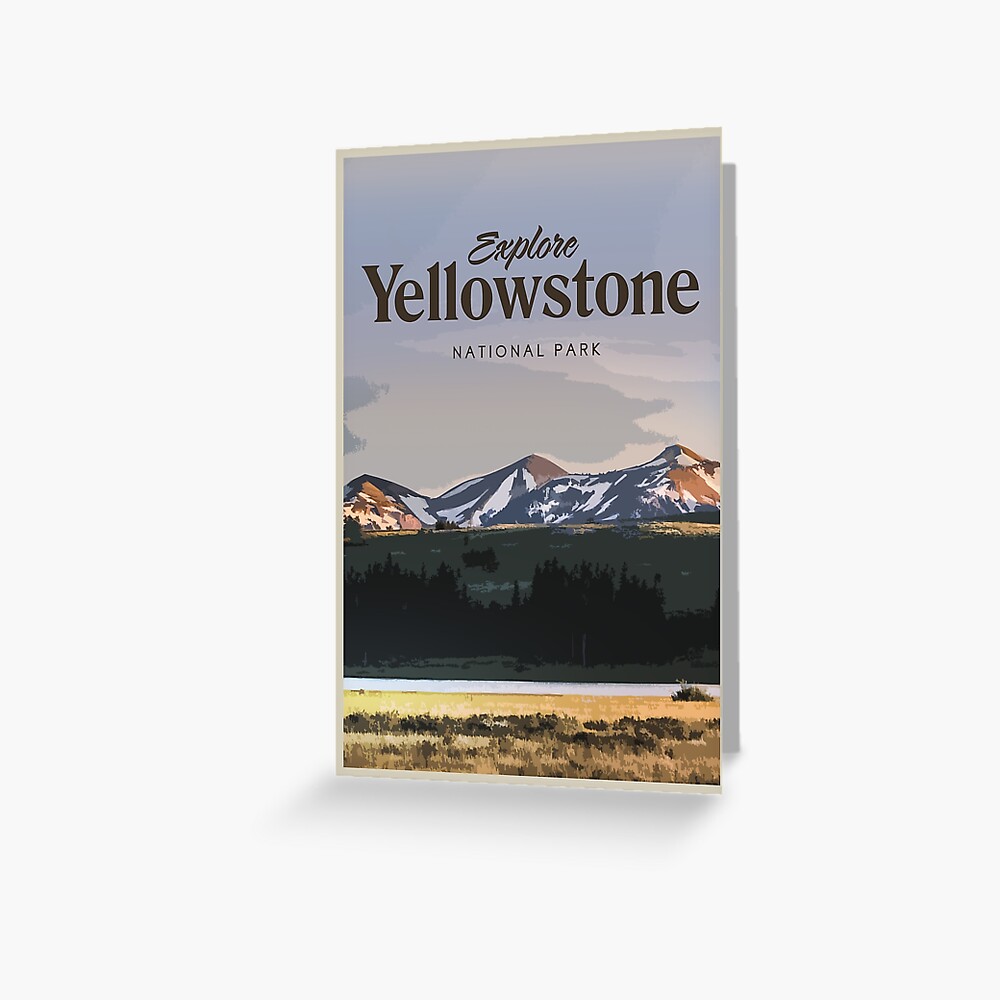 "Yellowstone National Park" Greeting Card by CallumGardiner | Redbubble