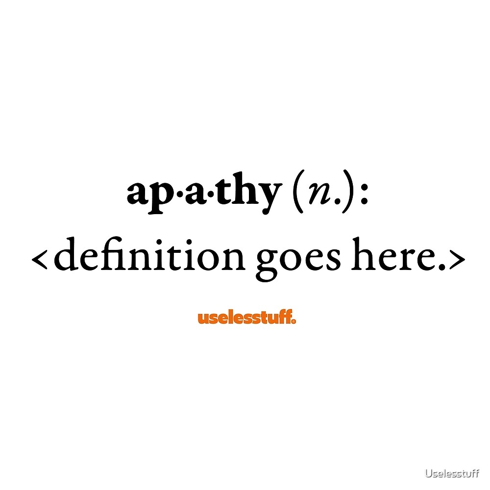 Apathetic Meaning