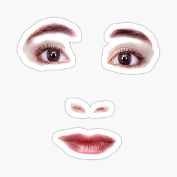 "Lady face" Sticker for Sale by dodgerfl | Redbubble