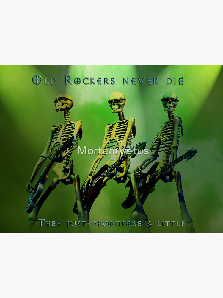 "Old Rockers 1" Sticker for Sale by MortemVetus | Redbubble