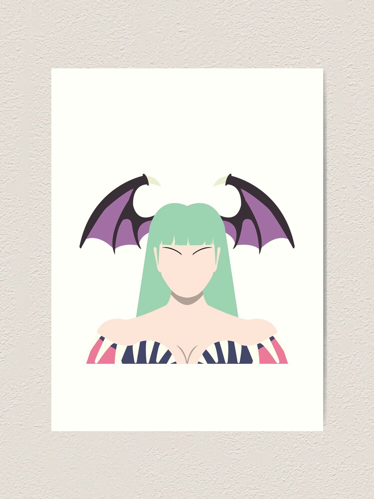 "Morrigan Aensland Vector" Art Print by flashkill455 | Redbubble