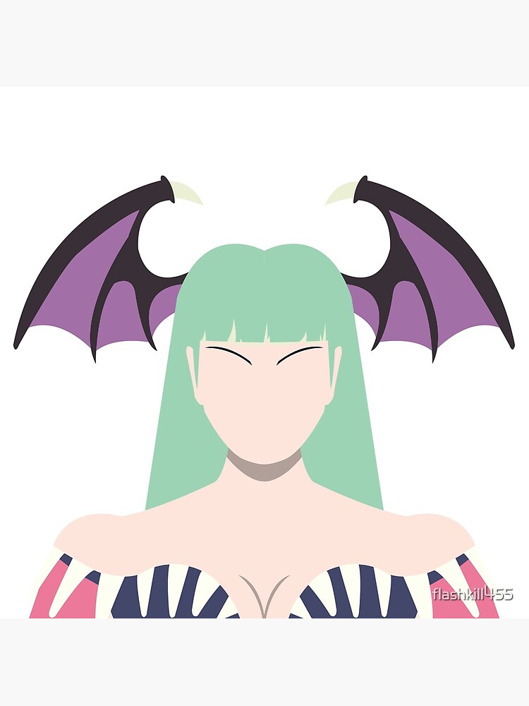 "Morrigan Aensland Vector" Art Print by flashkill455 | Redbubble