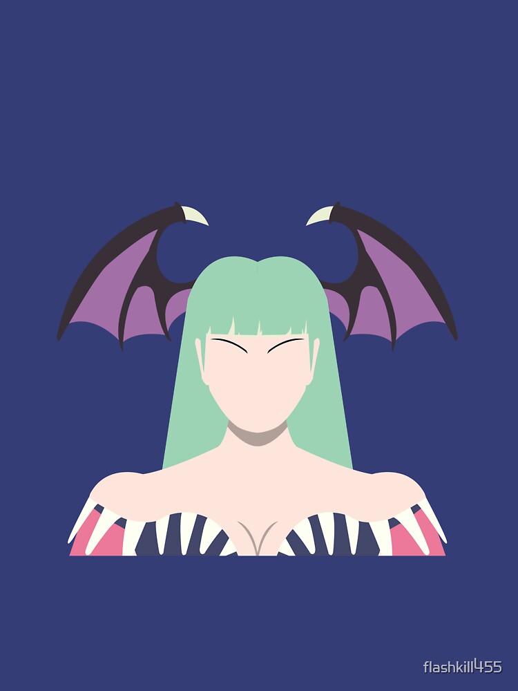 "Morrigan Aensland Vector" T-shirt by flashkill455 | Redbubble