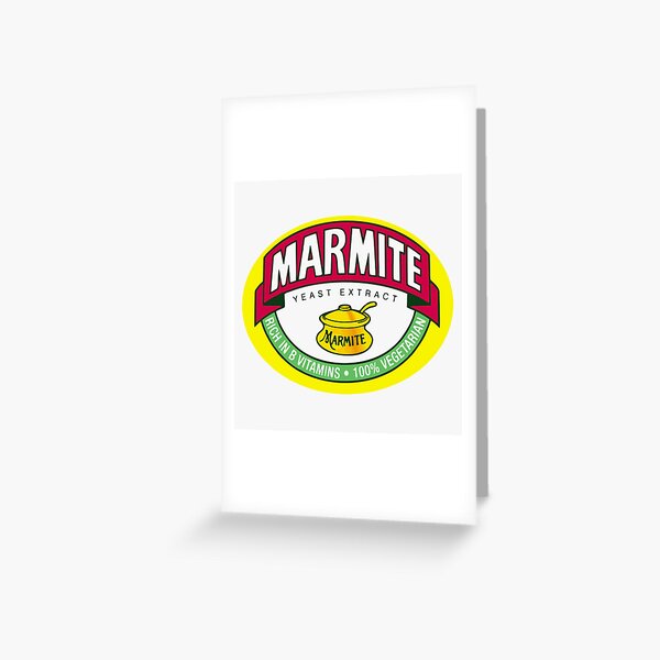 Marmite Greeting Cards | Redbubble