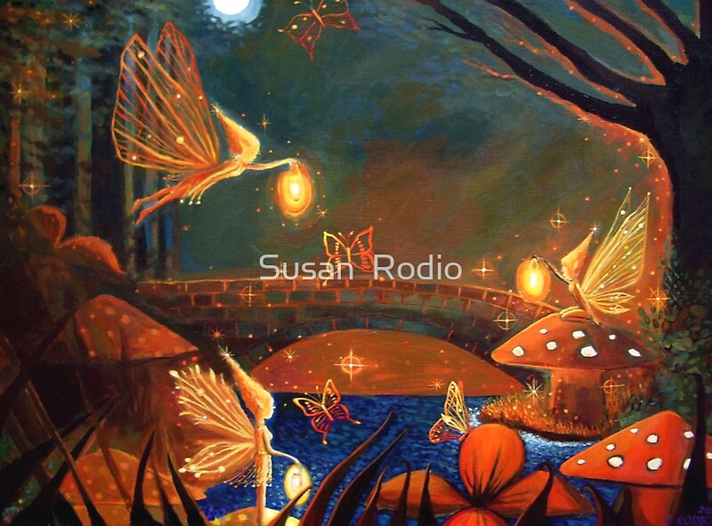 "Fairy Gathering " by SusanRodio | Redbubble