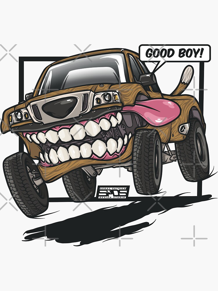 "Good Boy! (Custom Offroad Ford Ranger)" Sticker for Sale by ...