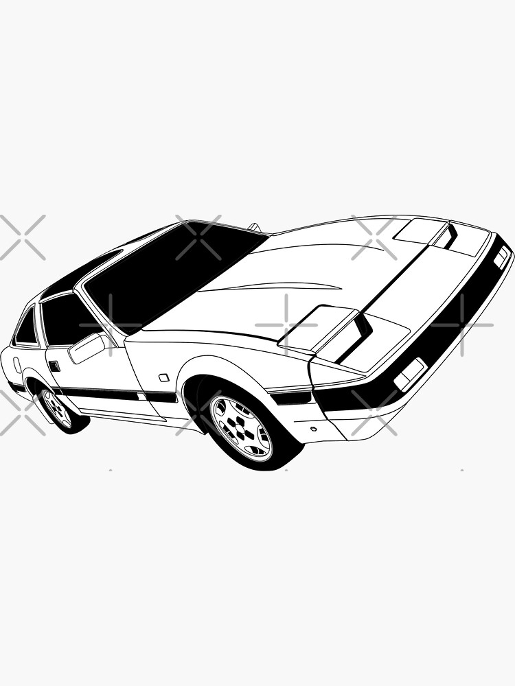"1985 300ZX Z31" Sticker for Sale by FrIdGe-CO | Redbubble