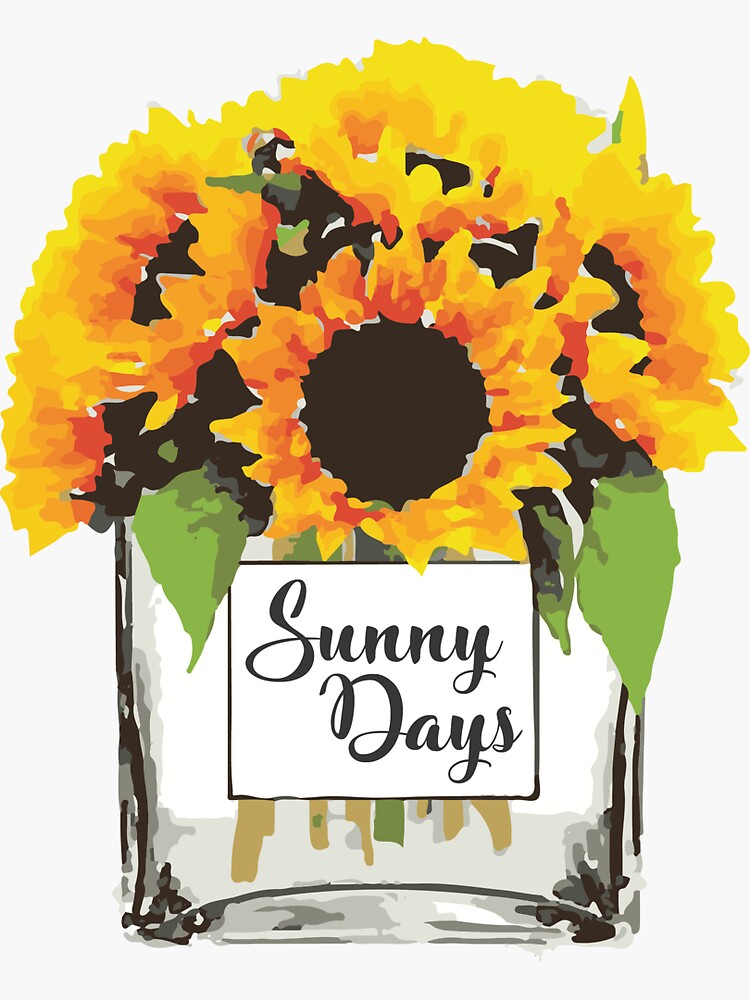 "Sunny days" Sticker by TaylorBrew | Redbubble