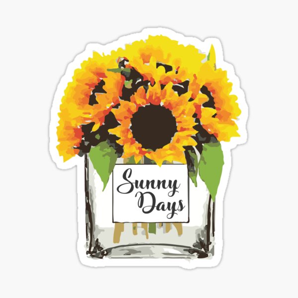 "Sunny days" Sticker by TaylorBrew | Redbubble