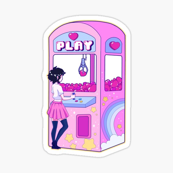 "Claw Machine" Sticker for Sale by KershawDesigns | Redbubble