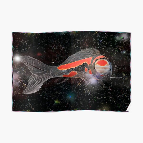 "Seishin Kohaku, The Spirit Koi." Poster by ArachnidImagery | Redbubble