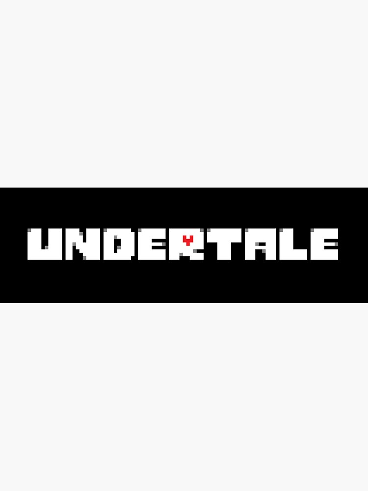 "Undertale Title" Sticker by Makdaddy0311 | Redbubble