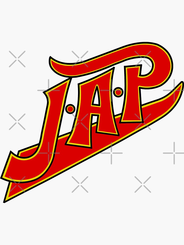"J.A.P Motorcycles" Sticker for Sale by Bloxworth | Redbubble