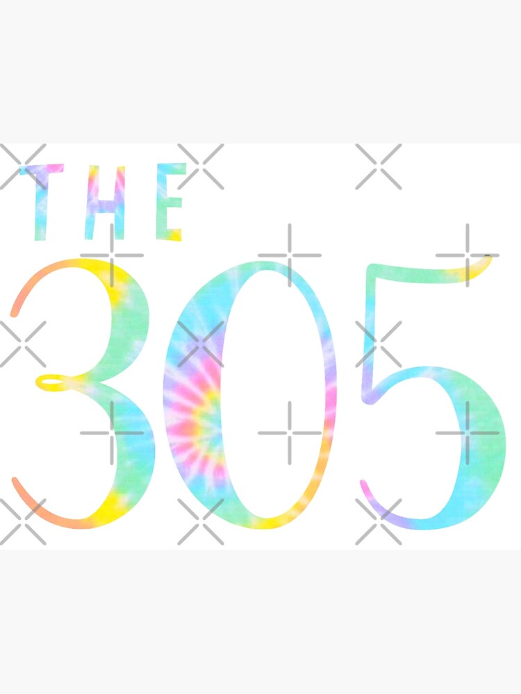 "The 305" Poster by stickersbycare | Redbubble