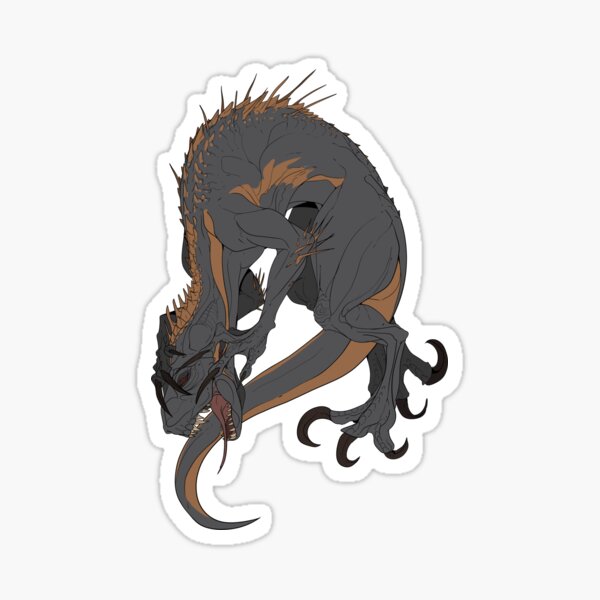 Jurassic Park Raptor Stickers | Redbubble