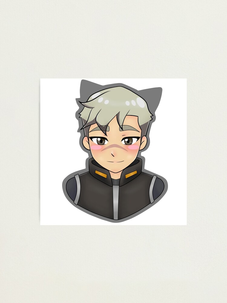 "Shiro Chibi Sticker" Photographic Print for Sale by Serina67 | Redbubble