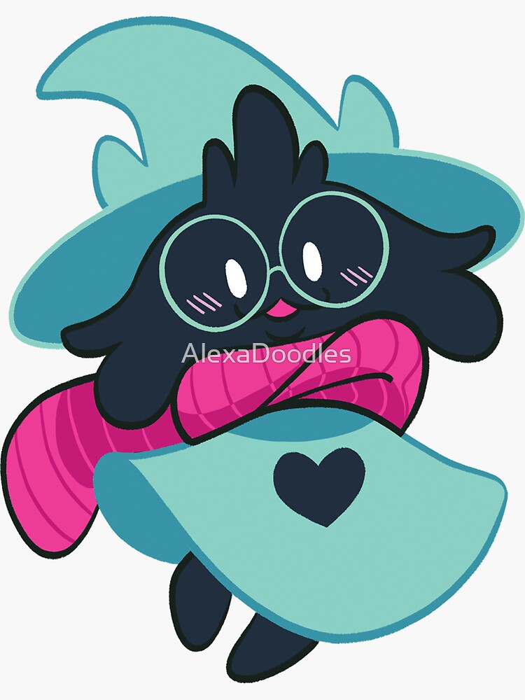 "DELTARUNE: Ralsei" Sticker for Sale by AlexaDoodles | Redbubble