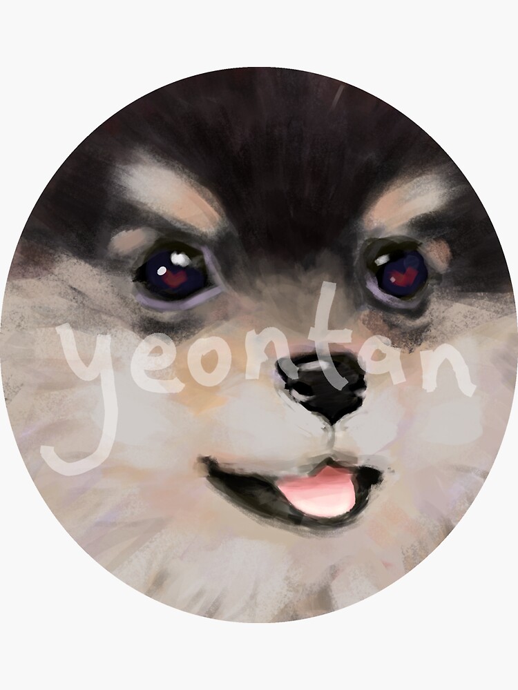 "Yeontan" Sticker for Sale by MarcoalRose | Redbubble