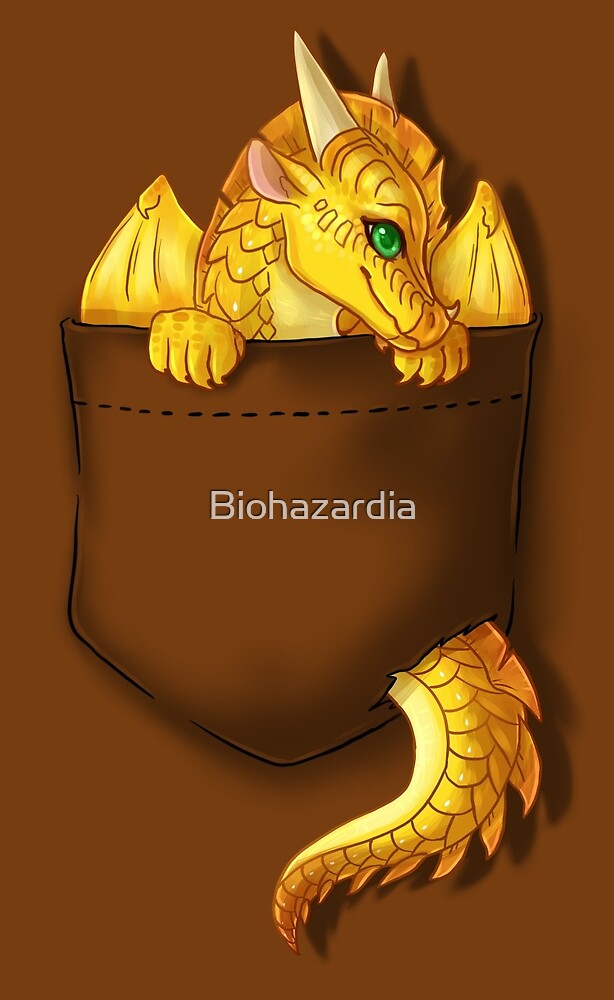 "Wings of Fire - Pocket Sunny Dragon" by Biohazardia | Redbubble