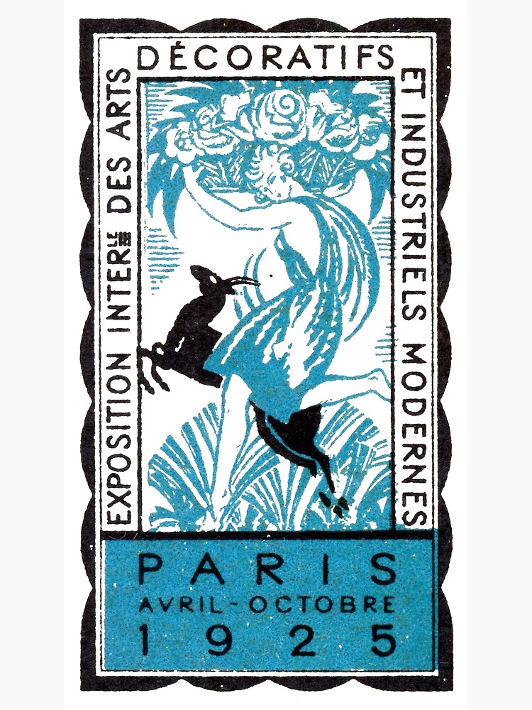 "1925 Paris Art Deco Exhibition" Poster for Sale by historicimage ...