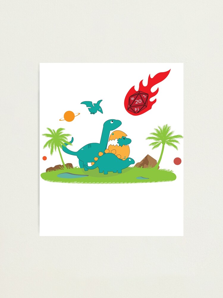 Lámina fotográfica «Camisa de extinción de dinosaurio de golpe crítico ... Lámina fotográfica «Camisa de extinción de dinosaurio de golpe crítico ...