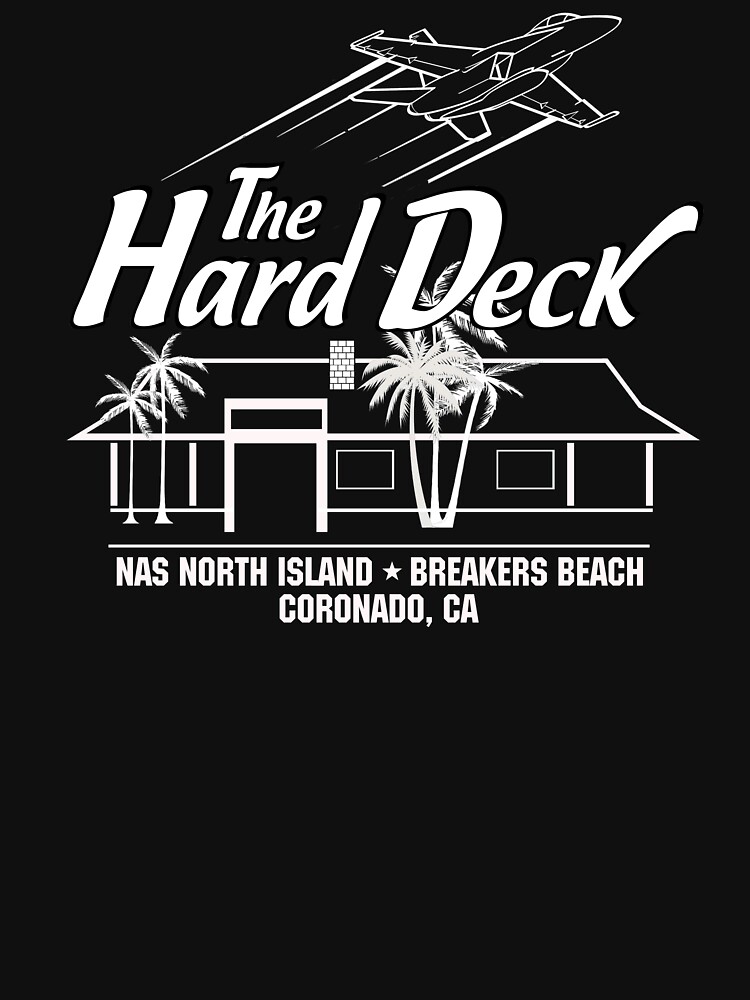 "The Hard Deck Beach Bar" T-shirt for Sale by SKIDSTER | Redbubble ...