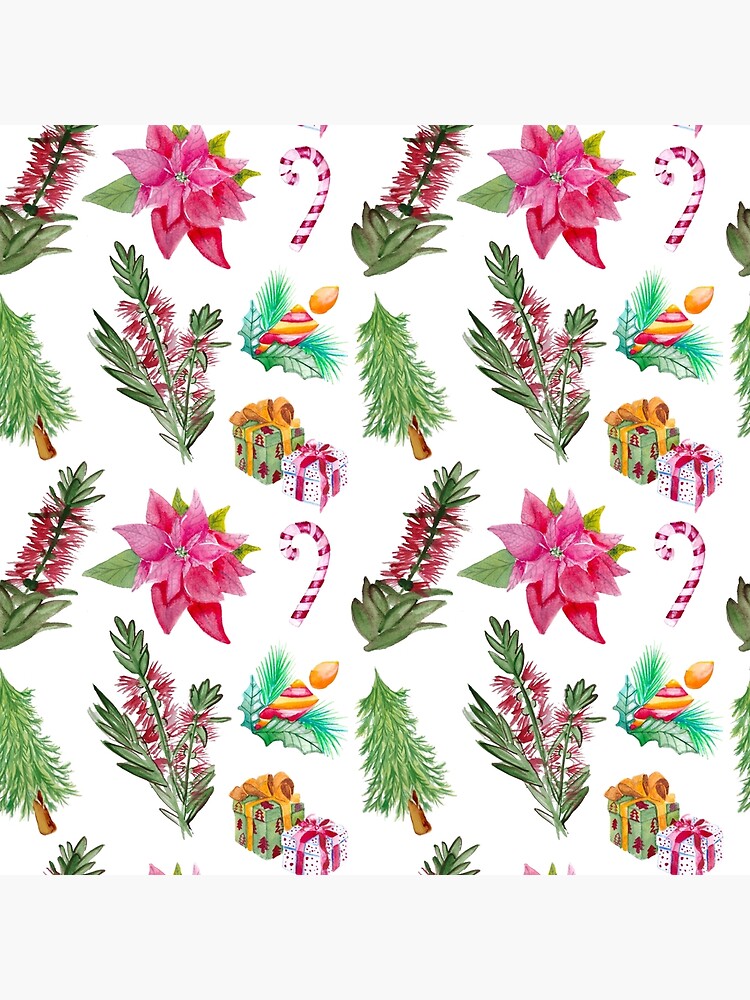 "Australian Native Floral Christmas Print" Poster for Sale by ...