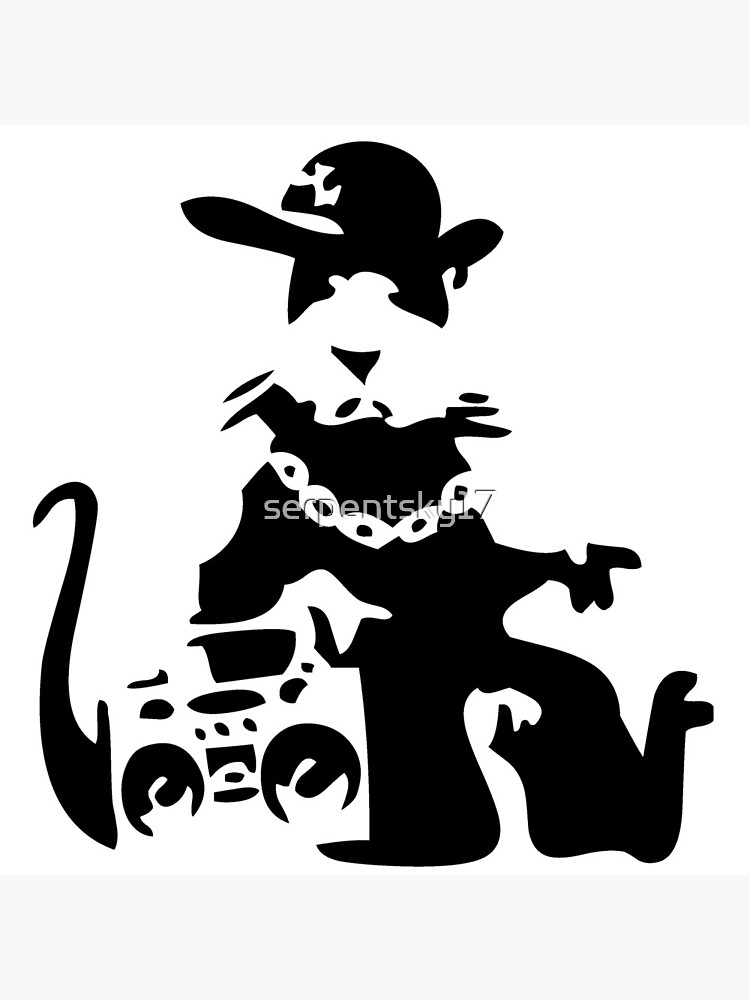 "Funky Rapper Rat" Art Print by serpentsky17 | Redbubble