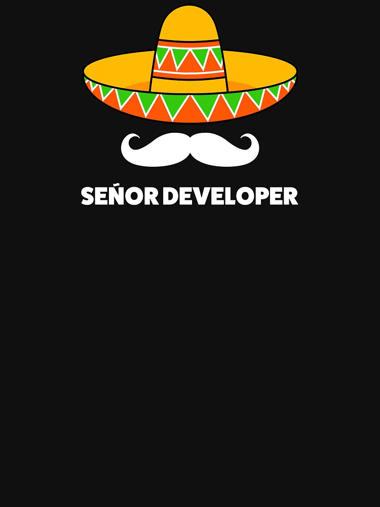 "Senior developer" T-shirt for Sale by KeepOnCoding | Redbubble ...