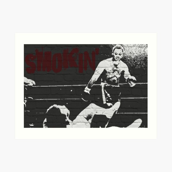 "Graffiti art: Smokin' Joe" Art Print for Sale by halibutgoatramb ...