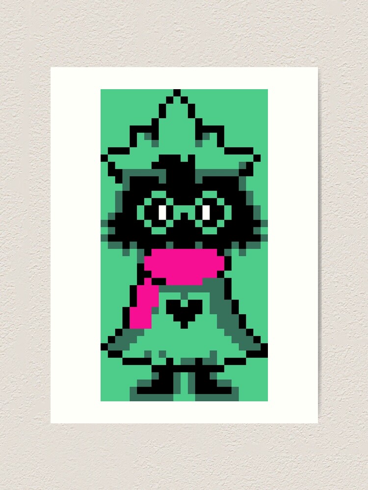 "Delta Rune Ralsei Sprite" Art Print for Sale by agentcake | Redbubble